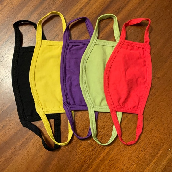 Accessories | Free Mask With A Purchase 5 Kids Cloth Masks | Poshmark